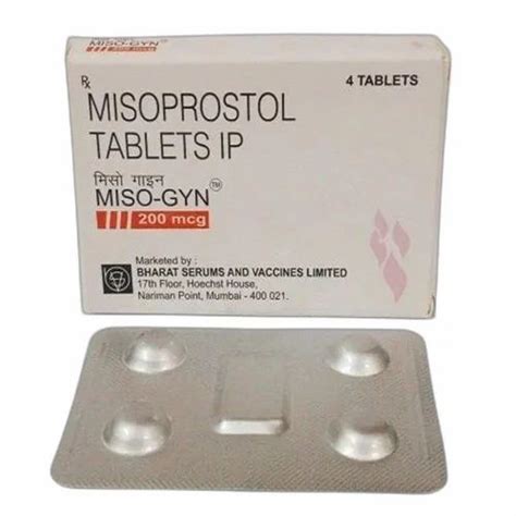Misoprostol 200mg Tablet At ₹ 66strip Bajeria Nagpur Id 23260847230