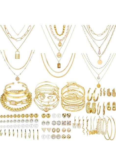 Gold Jewelry Perhiasan Emas Paket Perhiasan Perhiasan Wanita