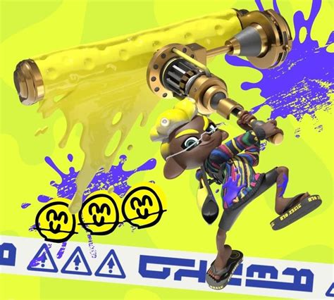 Splatoon 3 Ink Roller Official Nintendo Splatoon Splatoon 2 Art Character Concept
