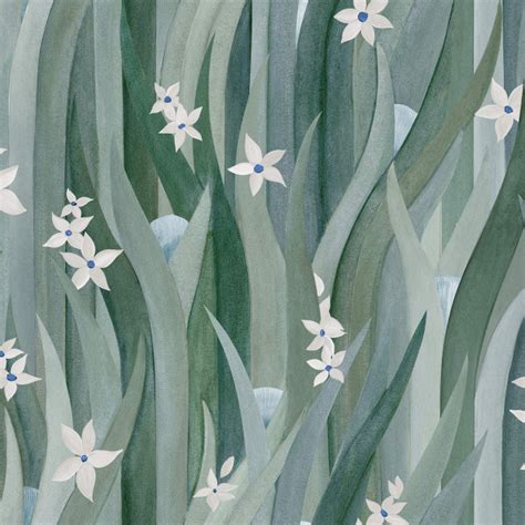Grass Waves Wallpaper Magic Garden Ii Collection Les Dominotiers