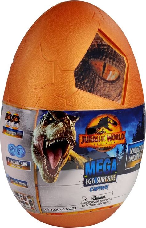 Køb Jurassic World Dinosaur æg Legetøj Mega Egg Surprise Fra