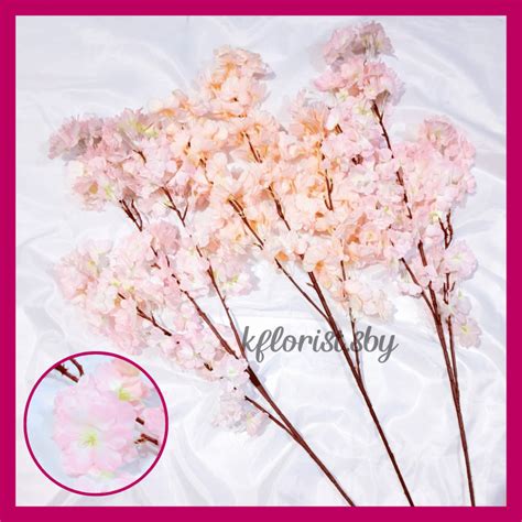Jual 1 Meter Bunga Cherry Blossom Artificial Bunga Dekorasi