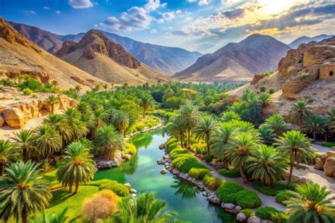 Nature In Oman Stock Illustration Illustration Of Rocky 367399456