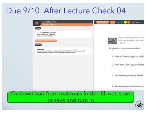 Genetics 04 Dna Replication Protein Synthesis And Mutations Review