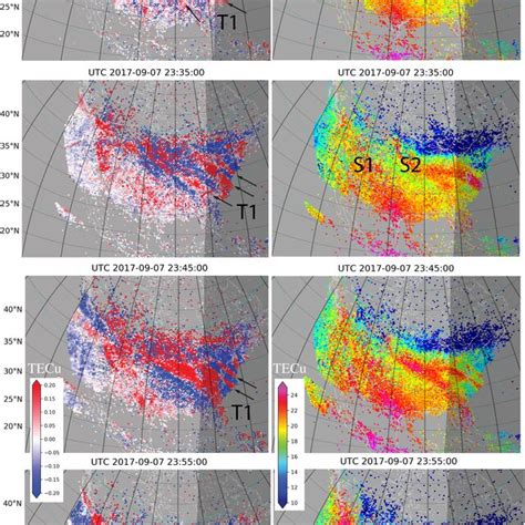 Characteristic Maps Of Global Navigation Satellite System Gnss Tec Download Scientific