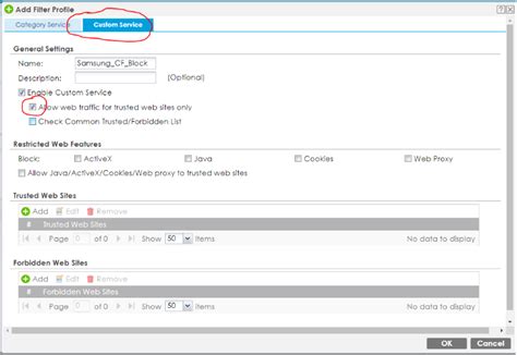 Firewall Usgusgflexvpnatp Configure Web Dns Content Filter Zyxel Support Campus Emea