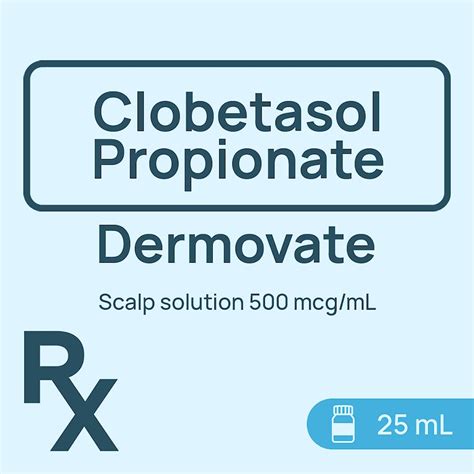 Mypharma Dermovate Scalp Solution 500 Mcgml X 25 Ml