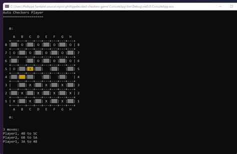Github Phillippelevidad Checkers Game Just For Fun Implementation Of A Checkers Game With A