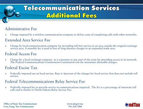 Ppt North Dakota Taxes Telecommunication Powerpoint Presentation Free Download Id 3208215