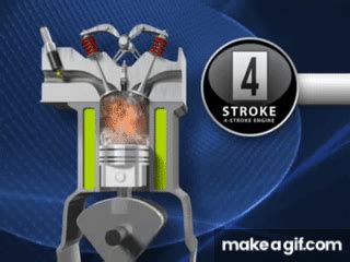 4 Stroke Engine Working Animation On Make A 