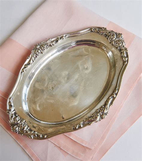 Large Vintage Hotel Silver Platter Artofit