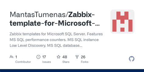 Zabbix Template For Microsoft Sql Serverwithout Sql Instance Discoverydocumentationzabbix
