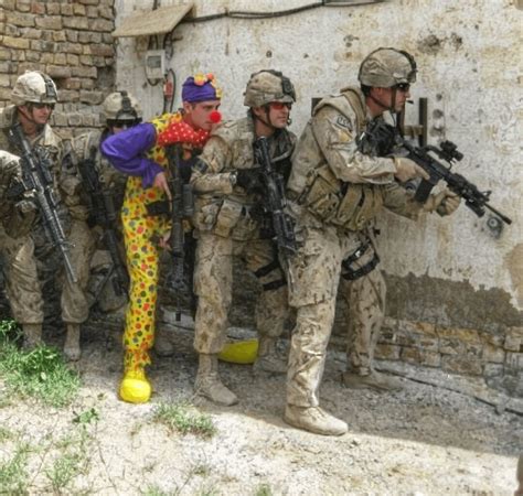 Army Soldiers With Clown Stacked Up Ai Memes Template