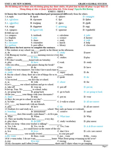 Key Unit 1 Pdf