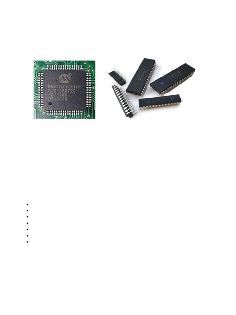 Los Microcontroladores Pdf Microcontrolador Microprocesador