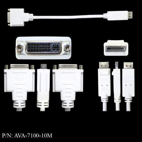 Adapter DisplayPort Male DVI Female 10 MODEL M Compatible Cable Inc