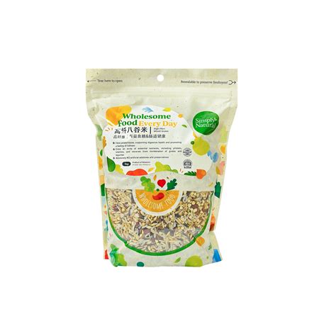 Simply Natural High Fiber Mixed Grains Rice 1kg Zenxin Organic