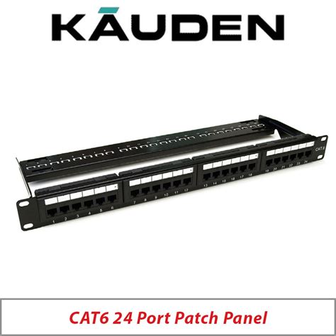 Kauden Cat5e 24 Port Patch Panel Ppc24nd Cat6 ∙ Doris Cctv