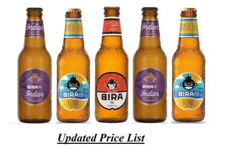 Updated Price List 2025 Bira Beer Price In India
