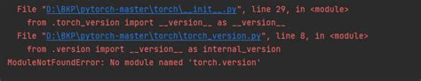 Issue With Version Issue Pytorch Pytorch Github