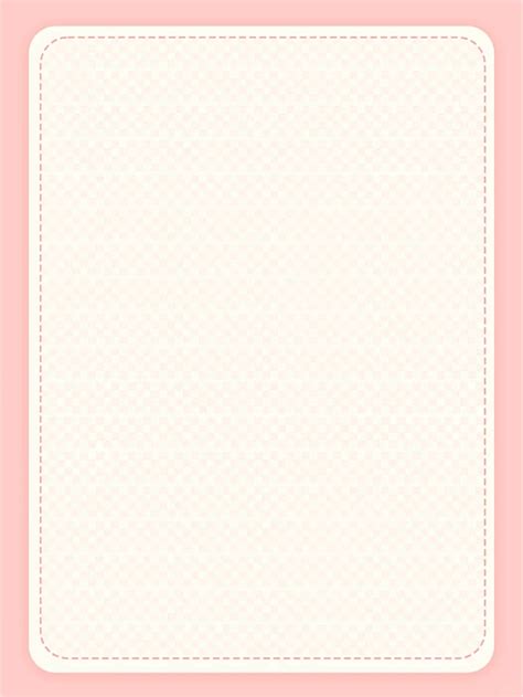 超可爱粉色格子背景图卡通边框素材 小红书 花瓣网