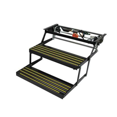 3725791 Lippert Components Entry Step Double Electric Folding Steps Autotechupgrades Upgrade