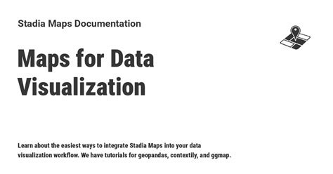 Maps For Data Visualization Stadia Maps Documentation