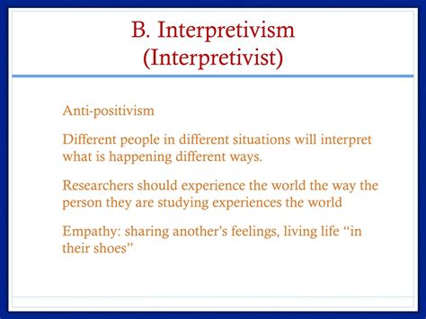 Field Experiment Positivist Or Interpretivist At Nancy Spradlin Blog