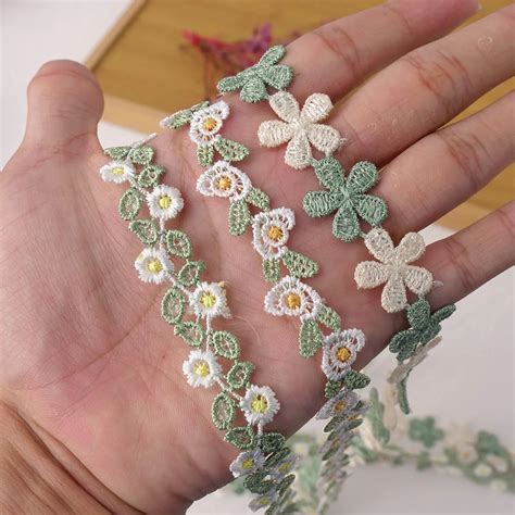 꽃 수 놓은 레이스 트림 리본 공예 드레스 Cheongsam 장식 스크랩북 Diy 재료 바느질 바느질 액세서리 Aliexpress 15
