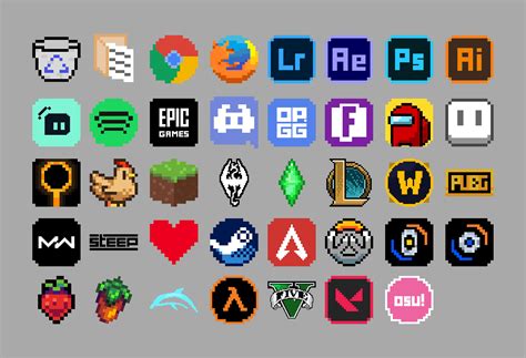 Ive Been Working On A Free Downloadable Desktop Icon Pixel Pack I Need More Ideas For