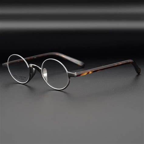 Japan Collection Brand Titanium Glasses Frame Men Women Super Light Personalized Vintage Round