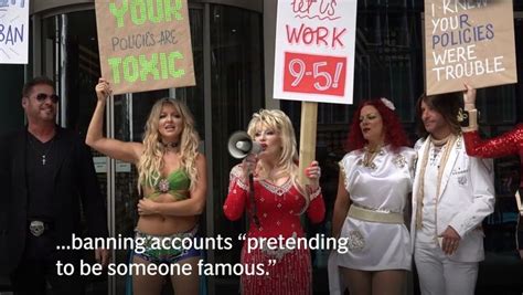 Celebrity Impersonators Banned From Facebook Protest