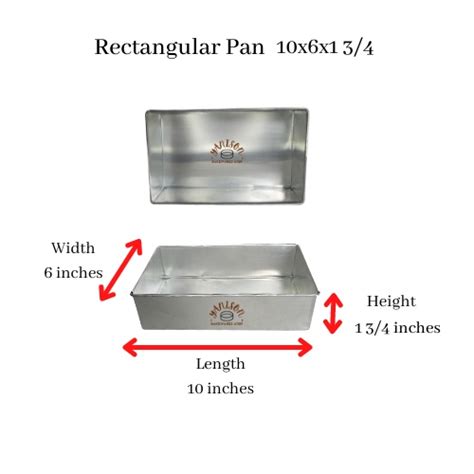 Rectangle Pan Brownie Molder Rectangle Cake Tray Bibingka Tray