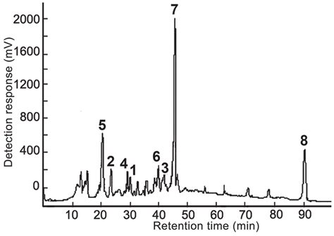 The Optimized Chromatogram Of Xbj Injection Download Scientific Diagram
