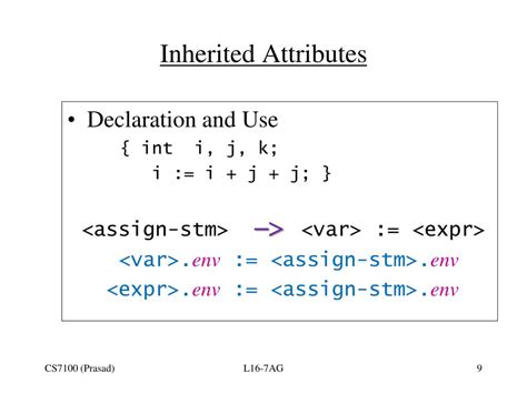 Ppt Attribute Grammars Powerpoint Presentation Free Download Id4086811