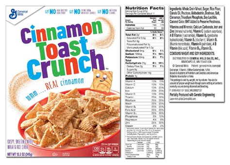 Cinnamon Toast Crunch Nutrition Facts Label Besto Blog
