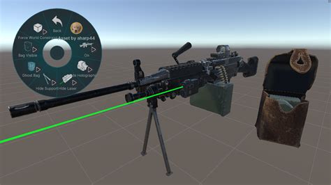 Aharps M249 Machine Gun For Vrchat By Aharp44 Jinxxy