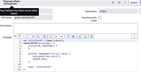 servicenow scripted extension points