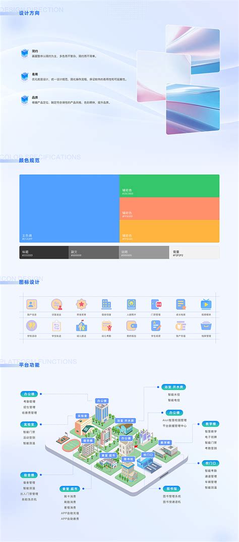 aiot 智慧校园管理系统 尹甄 站酷zcool