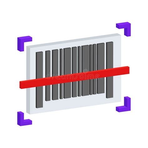 Easy To Edit 2d Icon Showing Barcode Scan Stock Vector Illustration Of Scan Verification