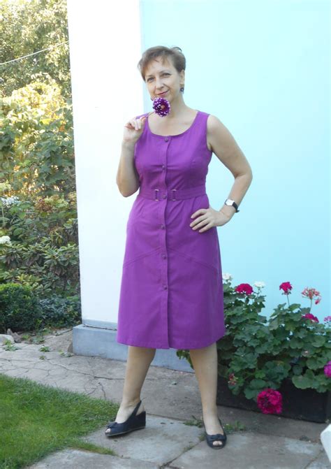 Witty Pretty And Handy Georgina Colour Buttoned Dress