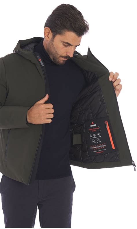 Hèskimo Mens Short Down Jacket With Hood Metro