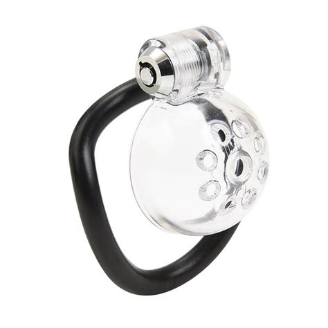Male Chastity Denial With Clear Cage Mchastity