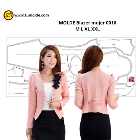 Blezer Mujer 0016 Tu Molde