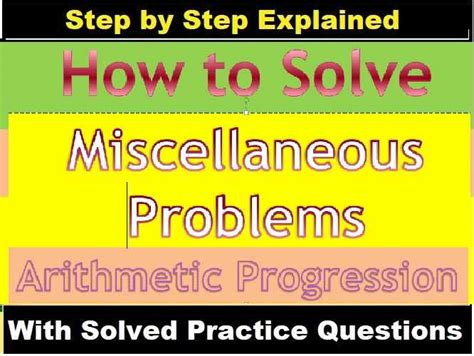Arithmetic Progression Exe 10f Class 10 Concise Icse Maths Solution Ch