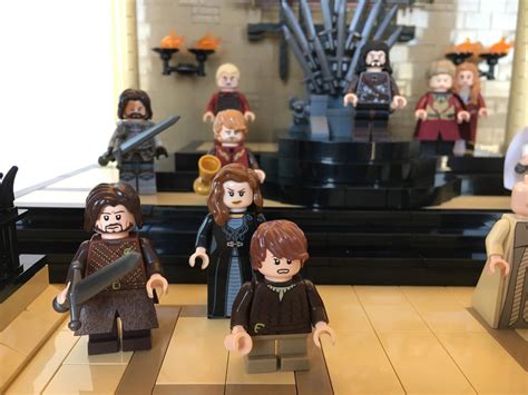 Custom Lego Game Of Thrones Iron Throne Room Lot With 20 Minifigures