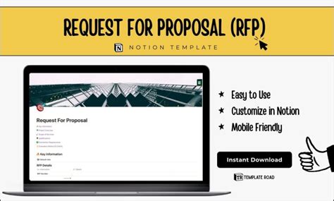 Notion Request For Proposal RFP Template Template Road