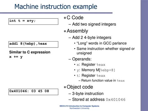 Ppt Machine Level Programming Introduction Powerpoint Presentation