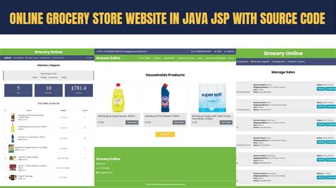 Java Grocery Store Java Grocery Store Website With Source Code