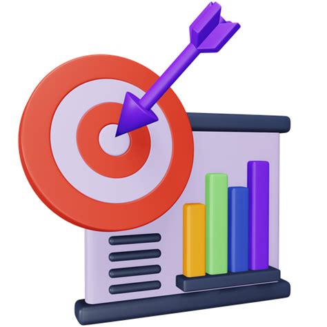 Target Analysis Data Analytics Graph Infographic Market 3d Illustration Download On